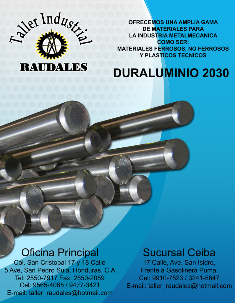DURALUMINIO 2030 – Taller Industrial Raudales by: hsoftware.net